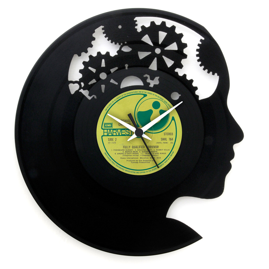 Vinyluse - Laser Cut Vinyl Record Clocks - Touch of Modern