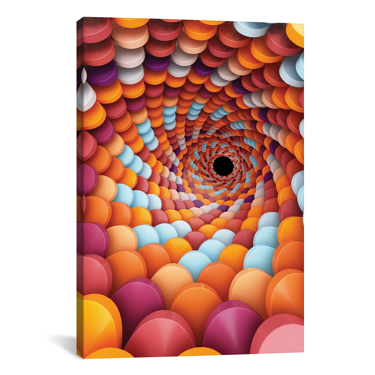 Spiral Focus // Danny Ivan (18"W x 26"H x 0.75"D) - Vivid Graphics ...