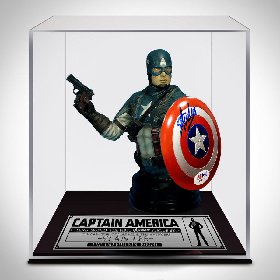 Signed Marvel Memorabilia By RARE-T - Featuring Captain Marvel - Touch ...