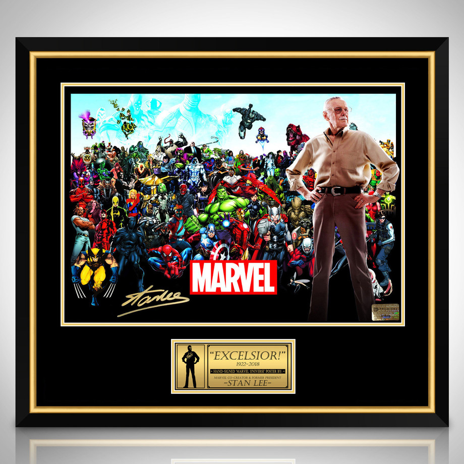 Signed Marvel Memorabilia By RARE-T - Featuring Captain Marvel - Touch ...