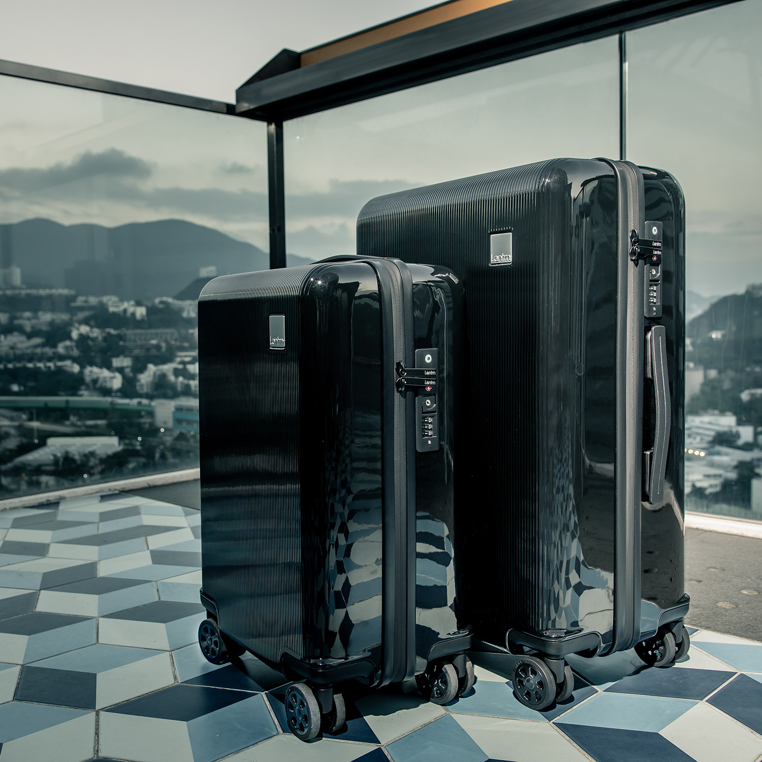 Cabin + Check M Set (Blue) - Lantrn - Touch of Modern