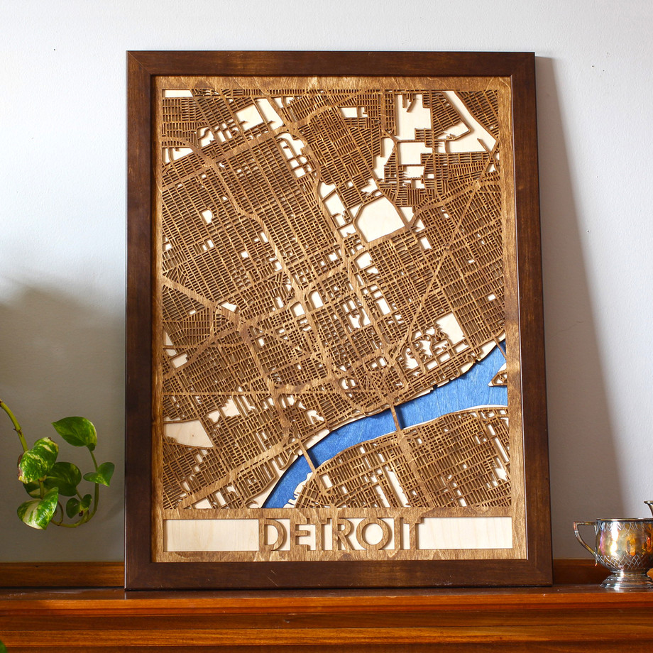 Cut Maps - Laser Cut 3D City Maps - Touch of Modern