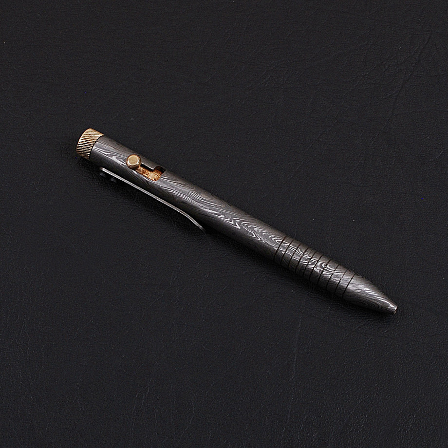 Black Forge - Damascus + Anodized Pens - Touch of Modern