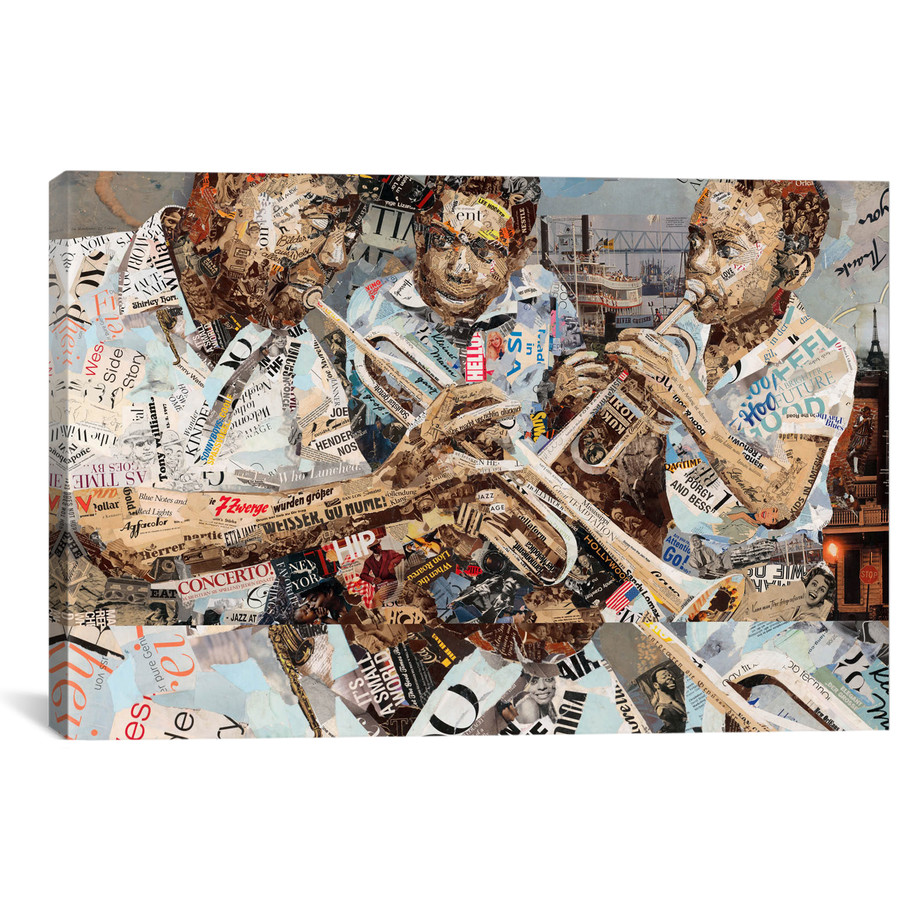 Eclectic Collages - Bold + Colorful Canvas Prints - Touch of Modern