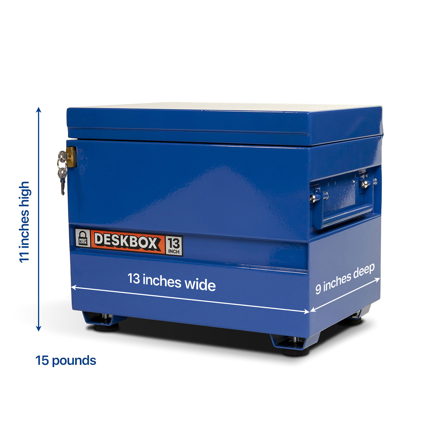 Deskbox Mini Jobsite Box Blue Tomo Exclusive Dumpsty Touch Of