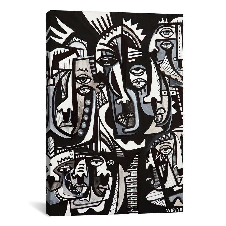 Gabe Weis - Cubist-Inspired Portraits On Canvas - Touch of Modern