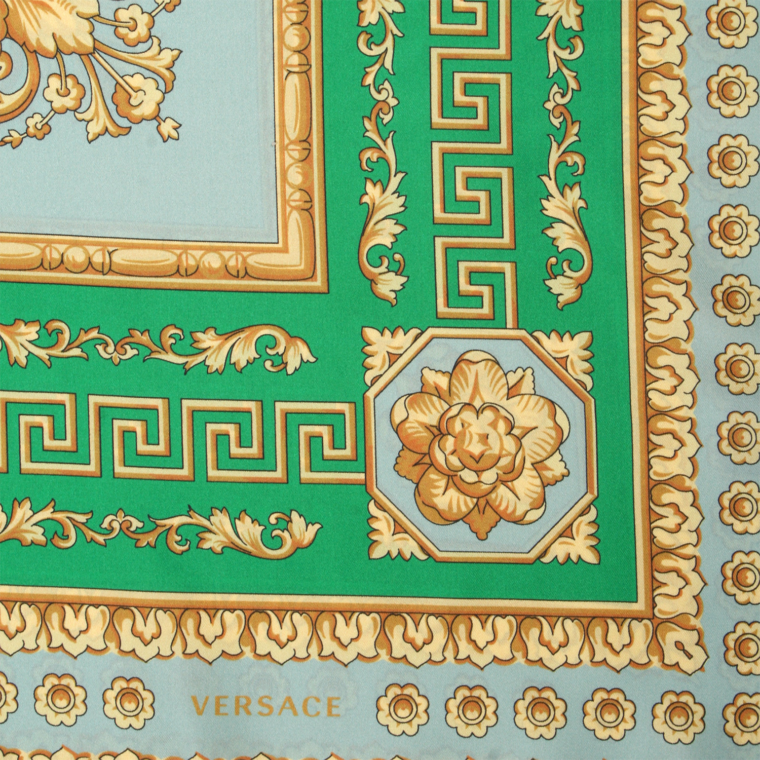 Women's Scarf // Green + Yellow - Versace - Touch of Modern