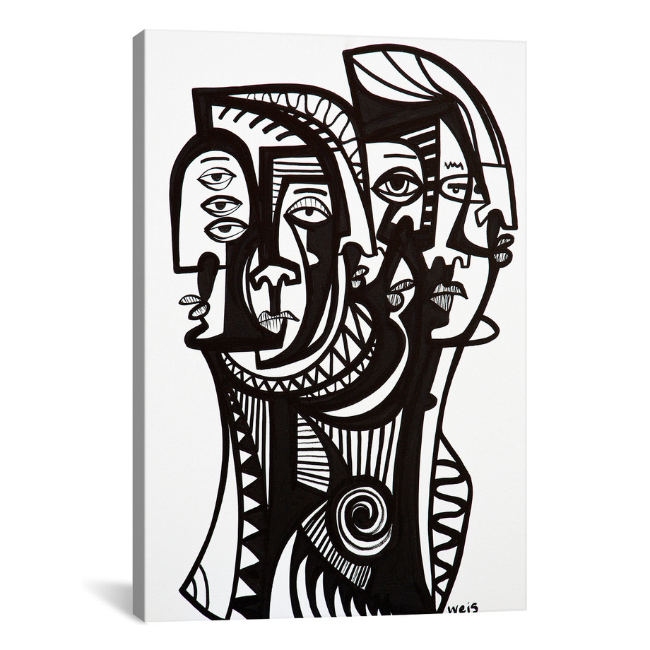 Gabe Weis - Cubist-Inspired Portraits On Canvas - Touch of Modern