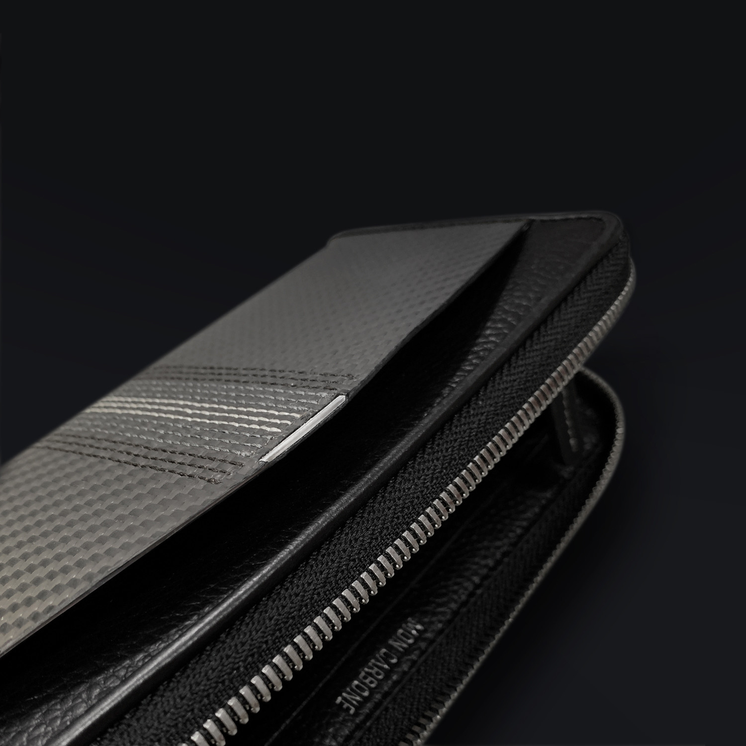 BlackLabel Carbon Fiber Long Wallet - monCarbone - Touch of Modern
