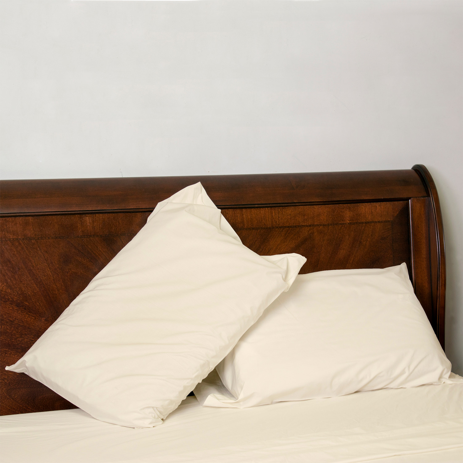 Creamy Ivory Sheet Set + Classic White Duvet Cover Set + Mist (Twin ...