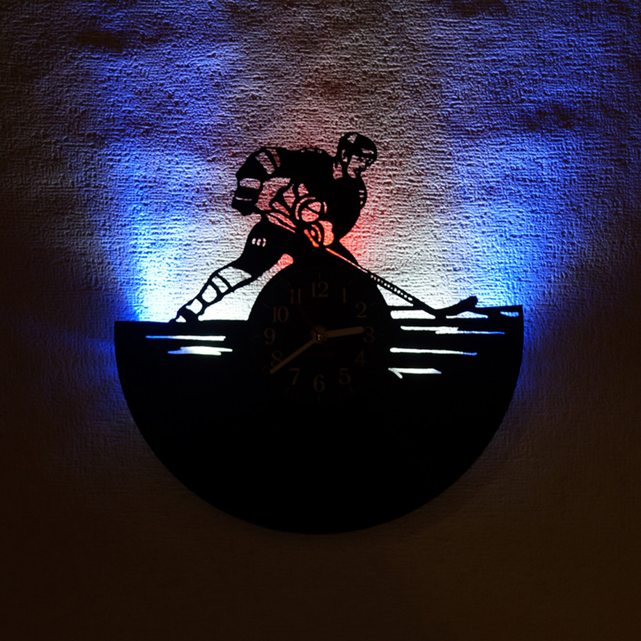 Vinyl Record Lights - LED Clocks Made From Vinyl Records - Touch of Modern