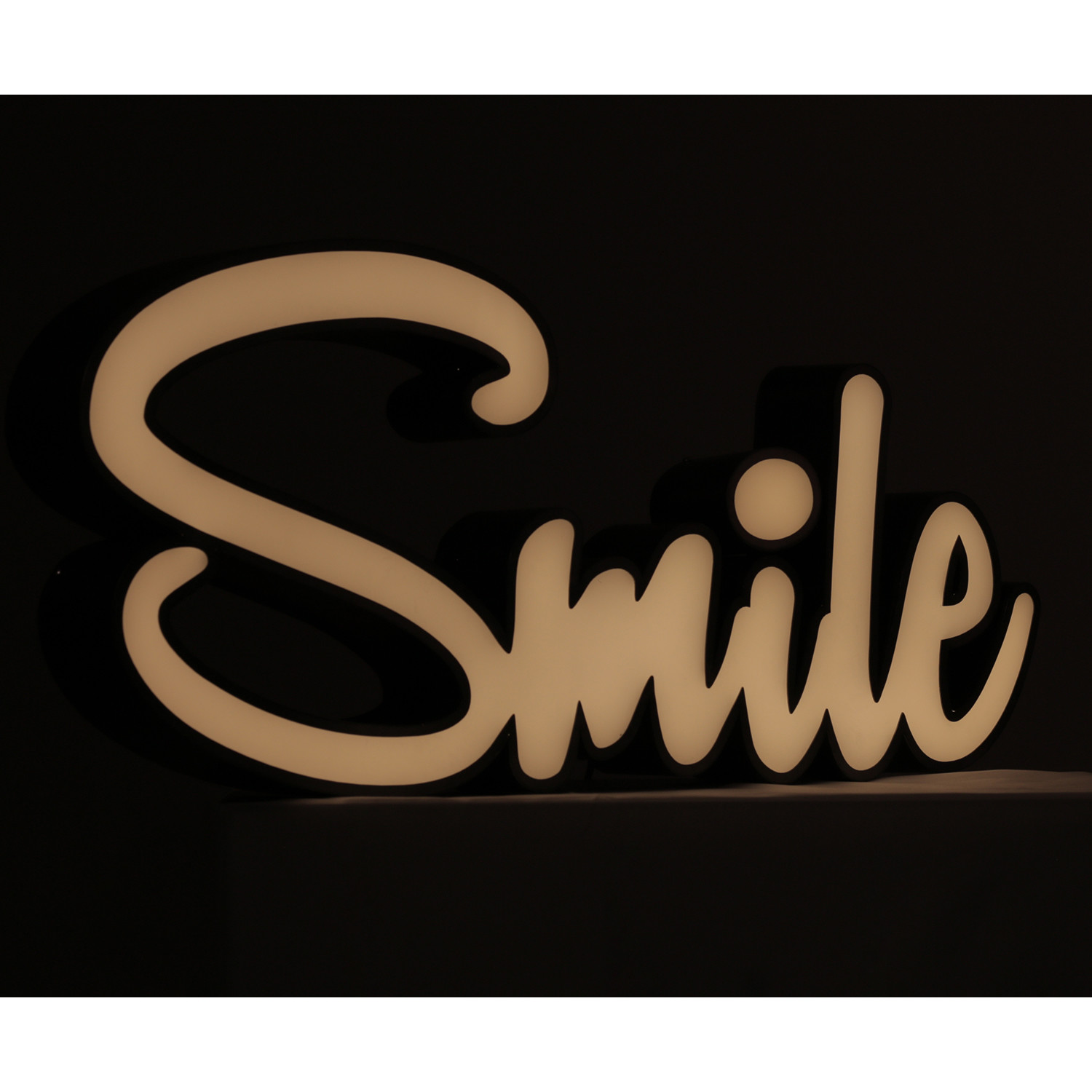 Motivational Light Up Words // Smile - iLUTE - Touch of Modern