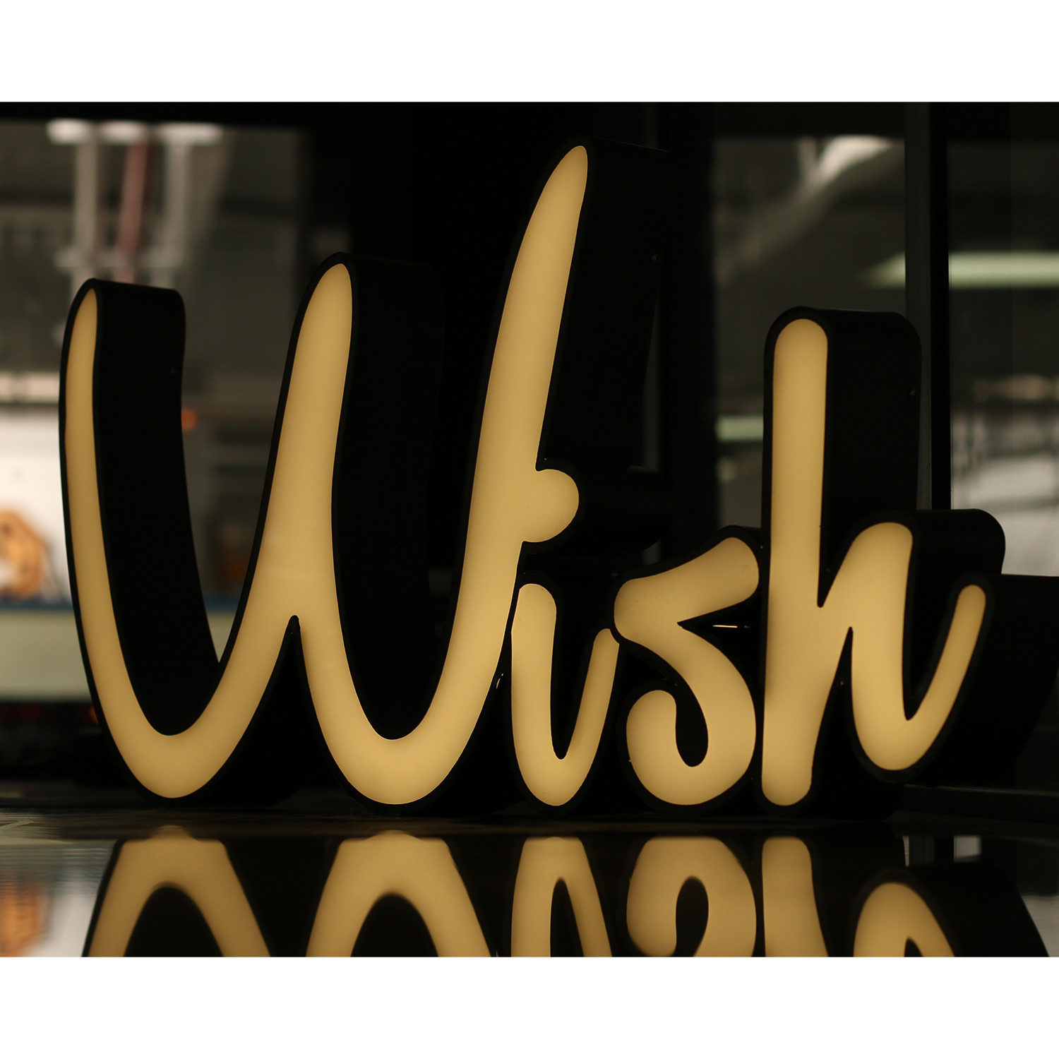 Motivational Light Up Words // Wish - iLUTE - Touch of Modern