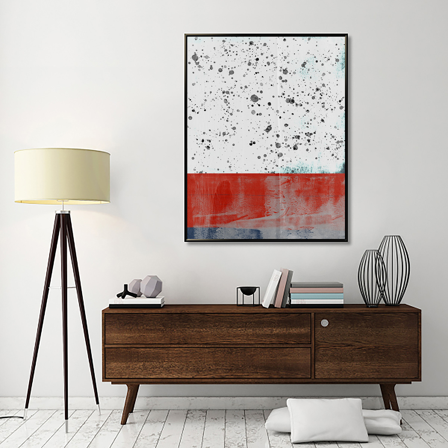 Abstract Red Study - Eline Isakse - Touch of Modern