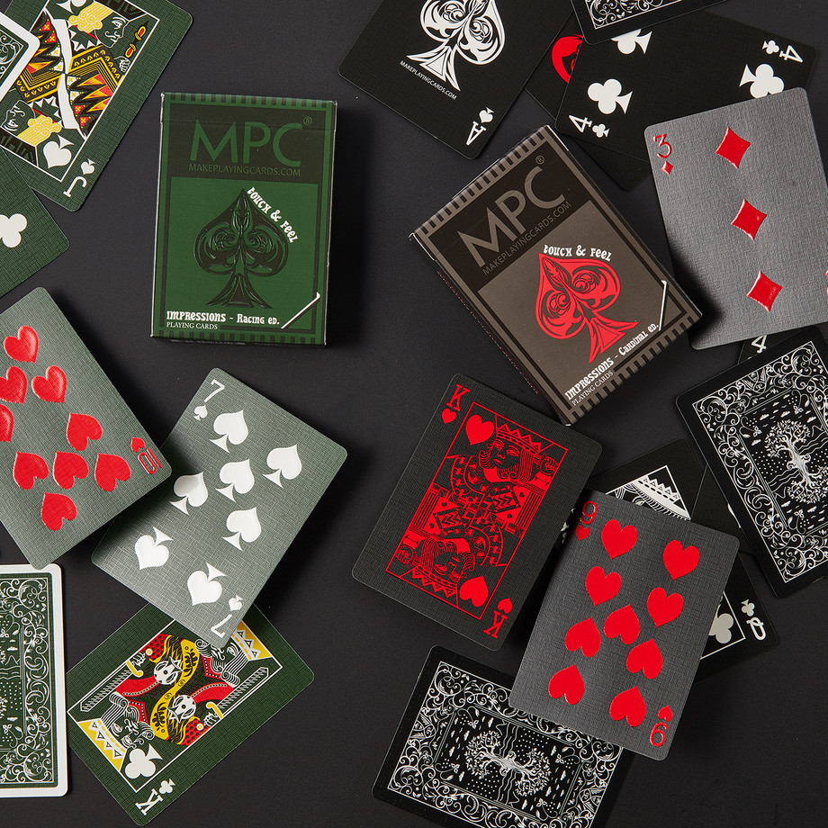 Make Playing Cards - Raised UV Ink Decks - Touch of Modern