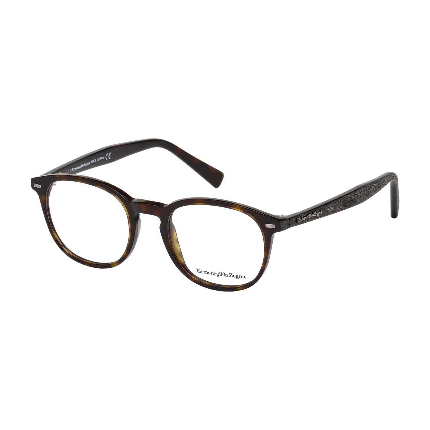 Mens Ez5070 Eyeglasses Dark Havana Zegna Touch Of Modern