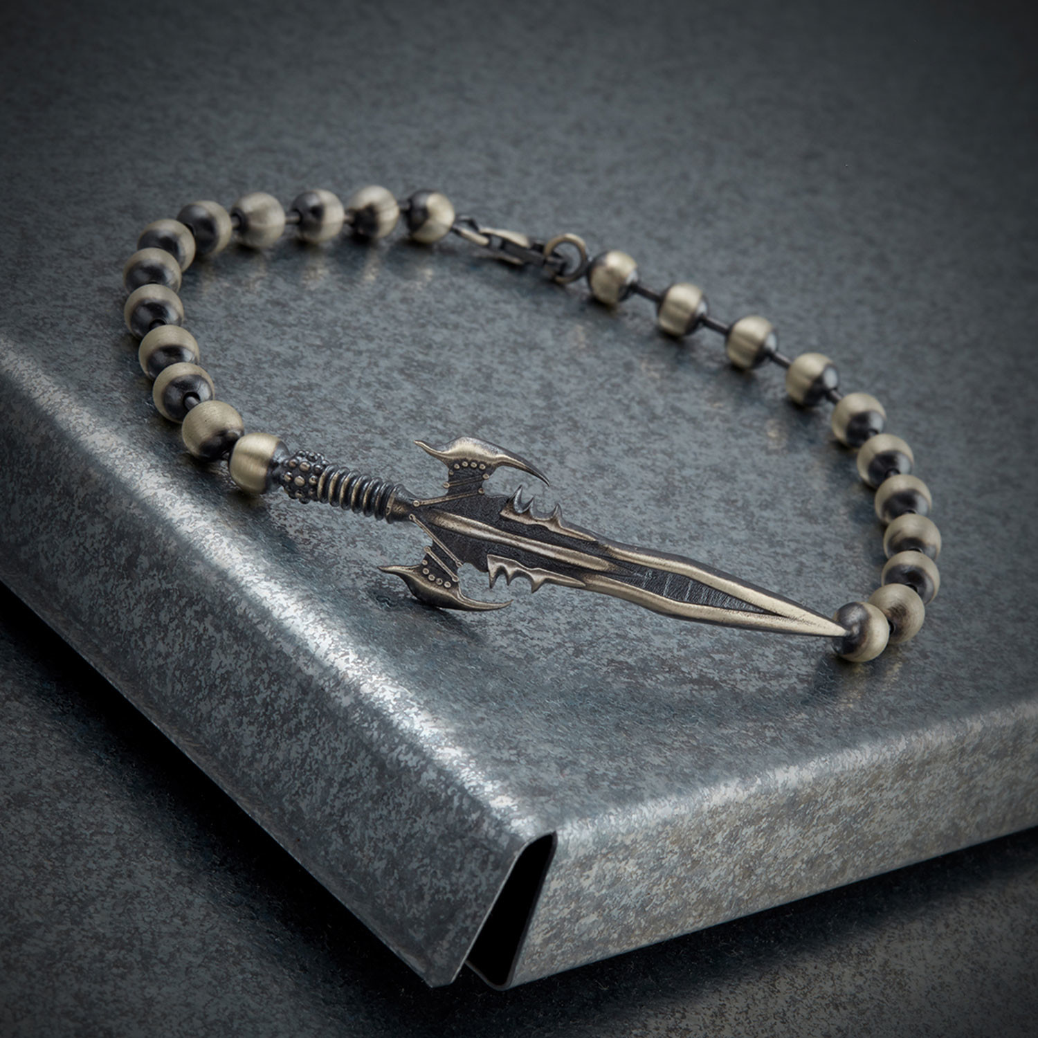 Arthurs Sword Bracelet // Silver Mat (XS-S) - Abbachi - Touch of Modern