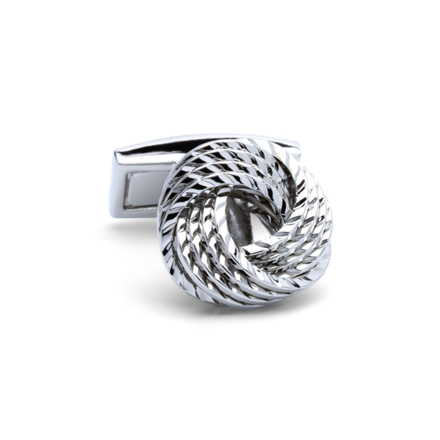Knot Metal Cufflinks - BUGATCHI - Touch of Modern