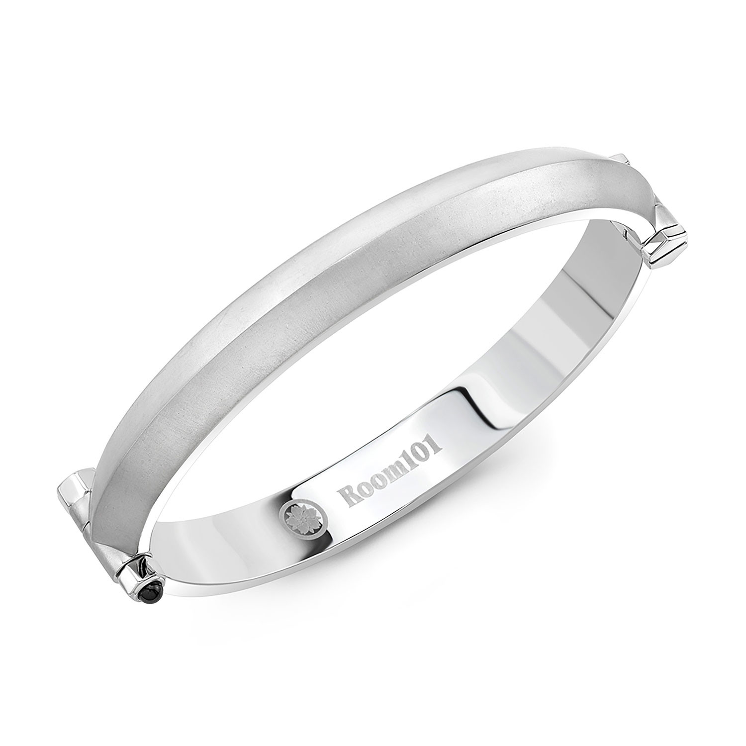 Blade Bangle Bracelet // Silver Matte Finish (7") - ROOM 101 - Touch of ...