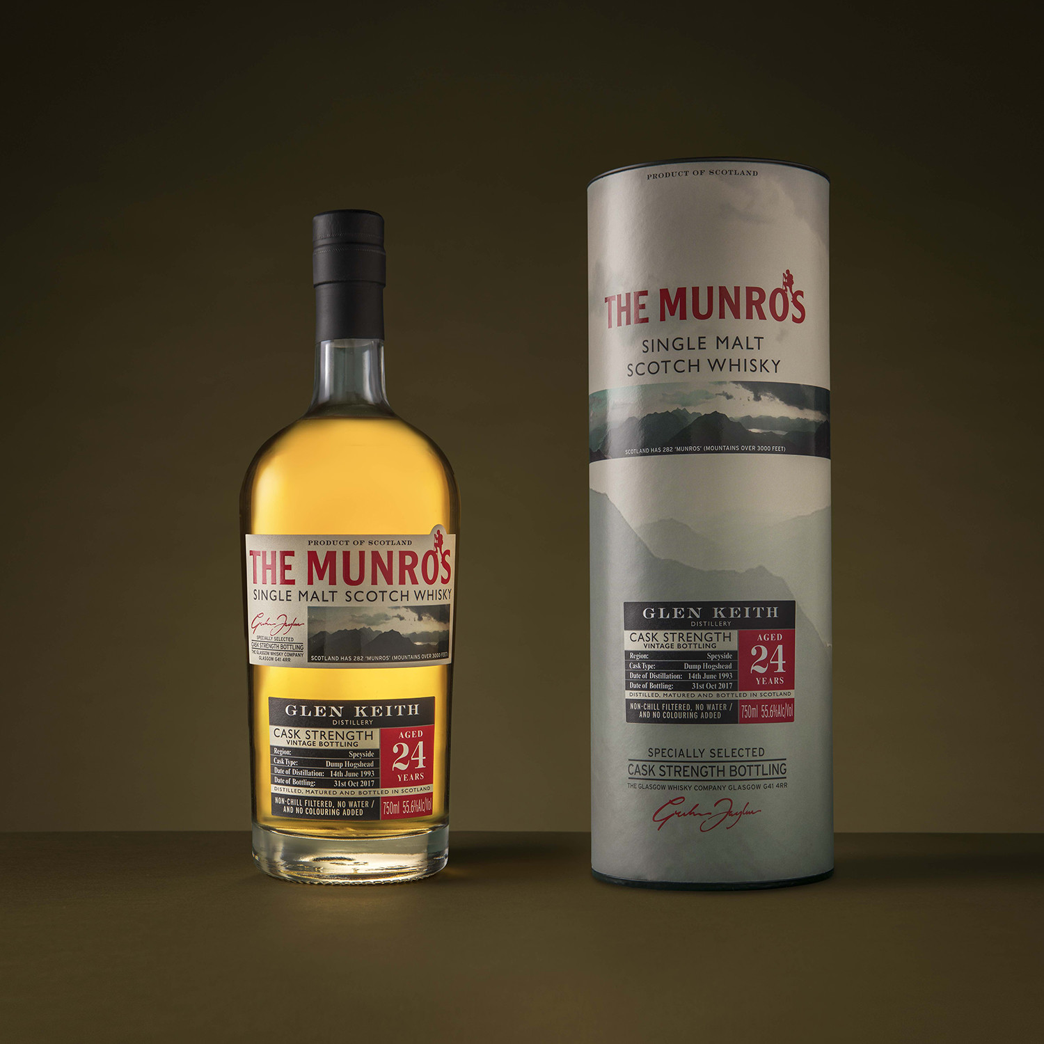 The Munro's Glen Keith 24 Year Whisky - Glen Keith Distillery - Touch ...