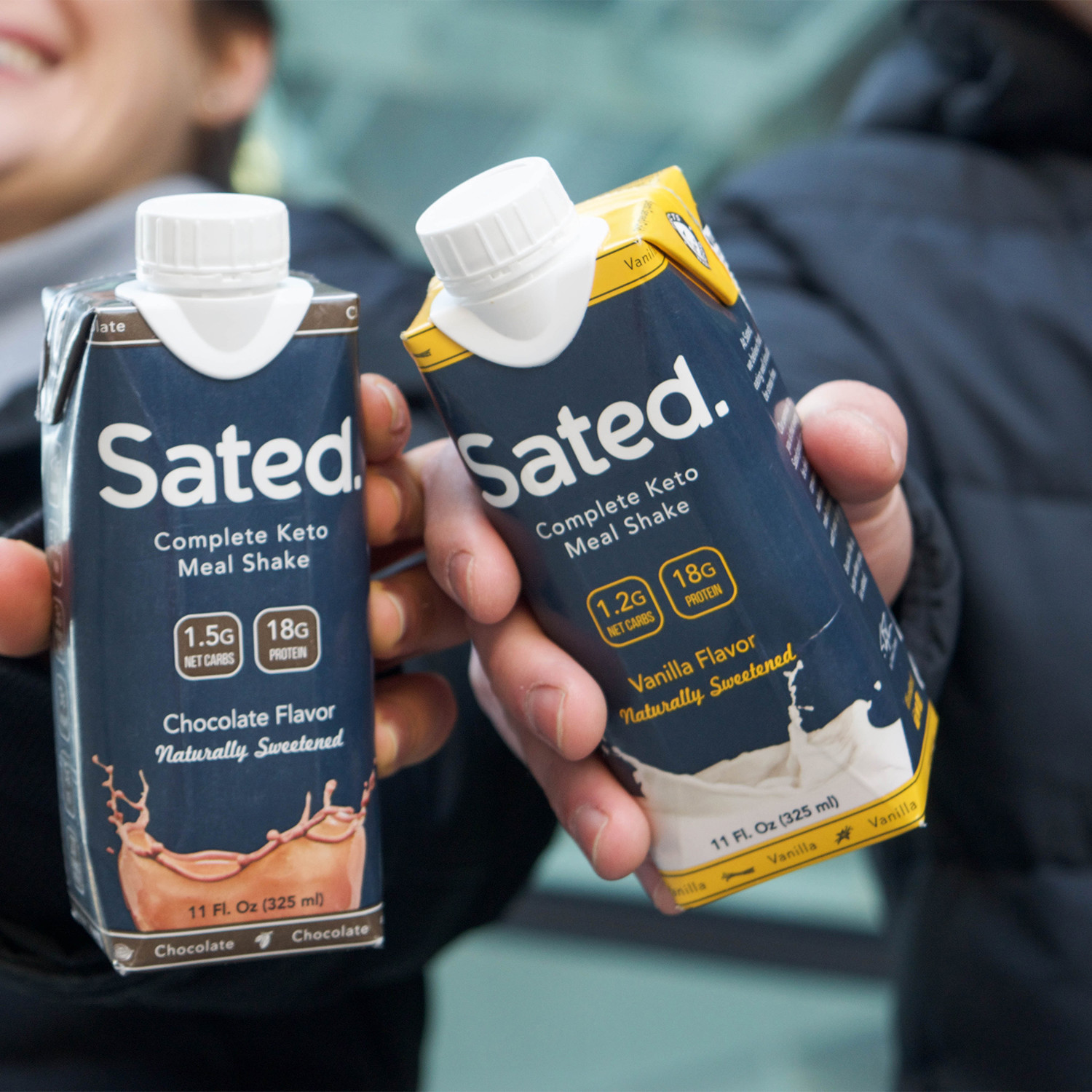 Sated Ready to Drink // Complete Keto Meal Shake // 18 Pack (Chocolate ...