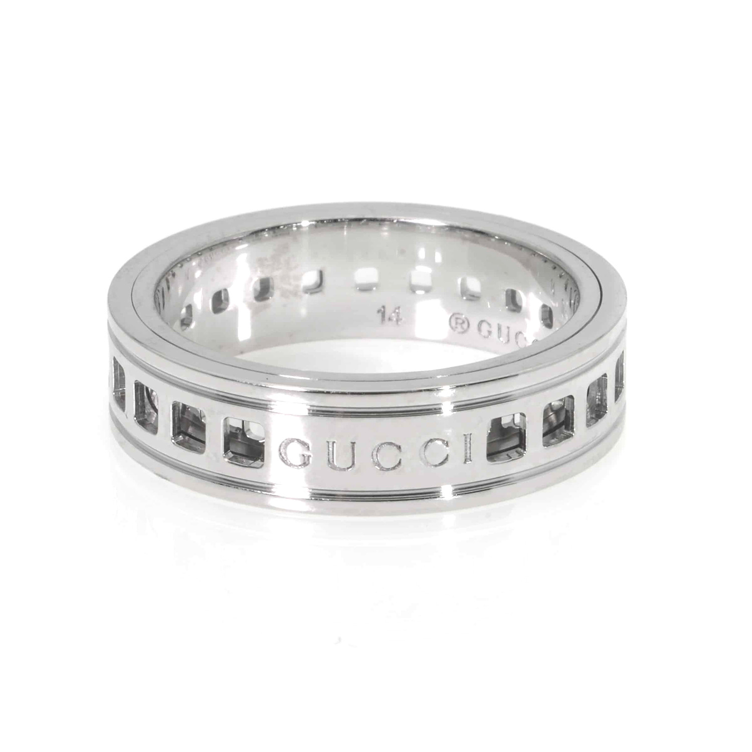 Gucci 18k White Gold Ring Ring Size 6 5 Gucci Touch Of Modern Gucci 18k White Gold Ring Ring Size 6 5 Gucci Touch Of Modern