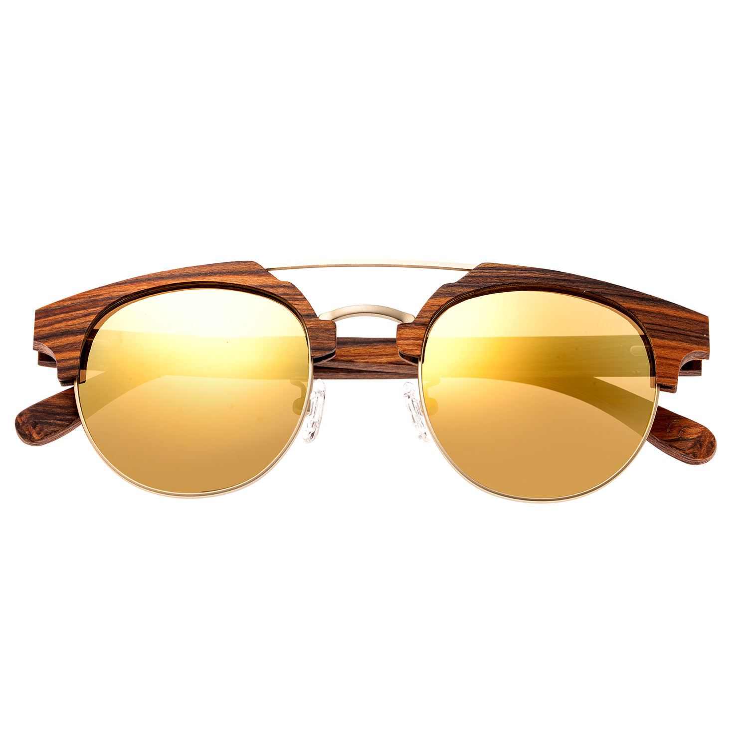 Kai Sunglasses (Walnut Zebrawood Frame // Black Lens) - Earth Wood ...
