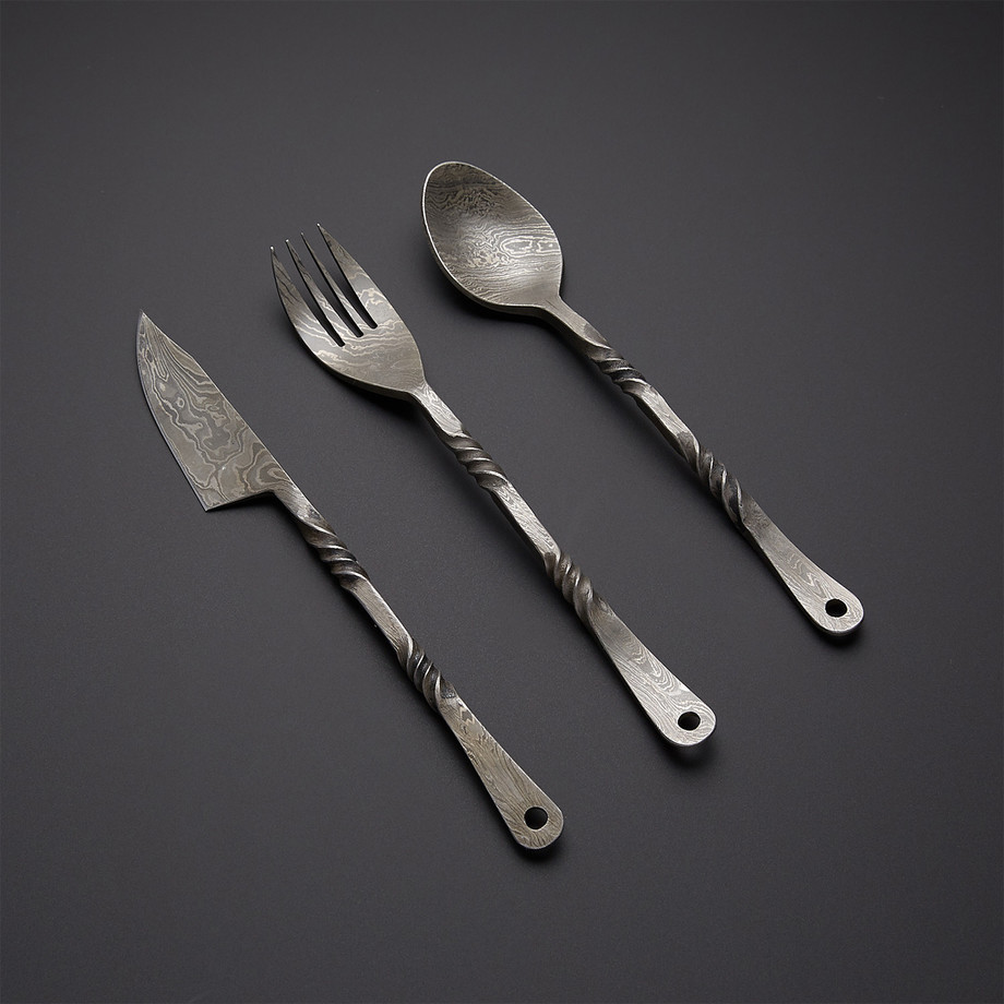 Athena Cutlery - Damascus Entertaining Essentials - Touch of Modern