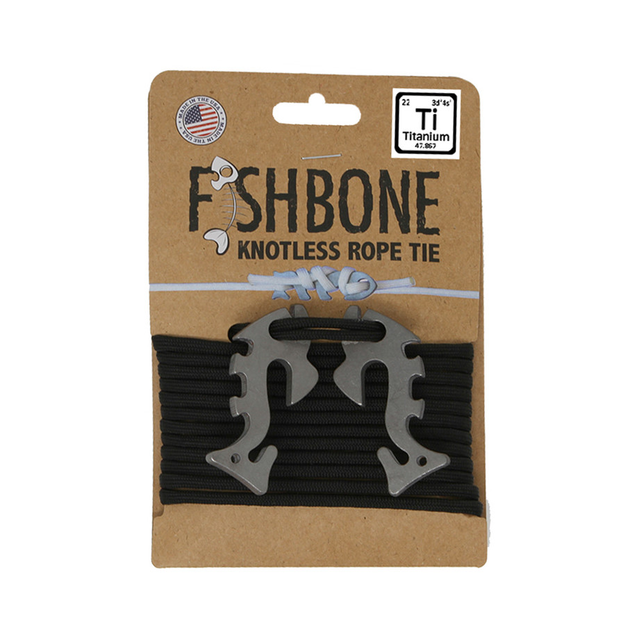 Fish Bone - EDC Knotless Rope Ties - Touch of Modern