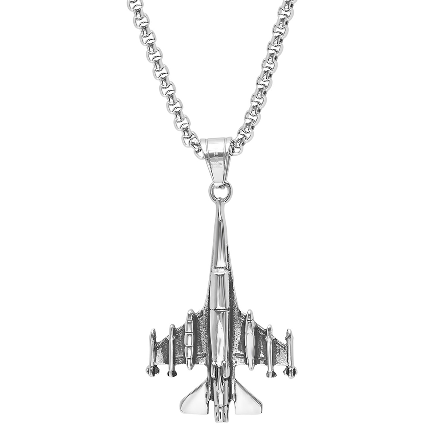 Fighter Jet Pendant // Silver - HMY Jewelry - Touch of Modern