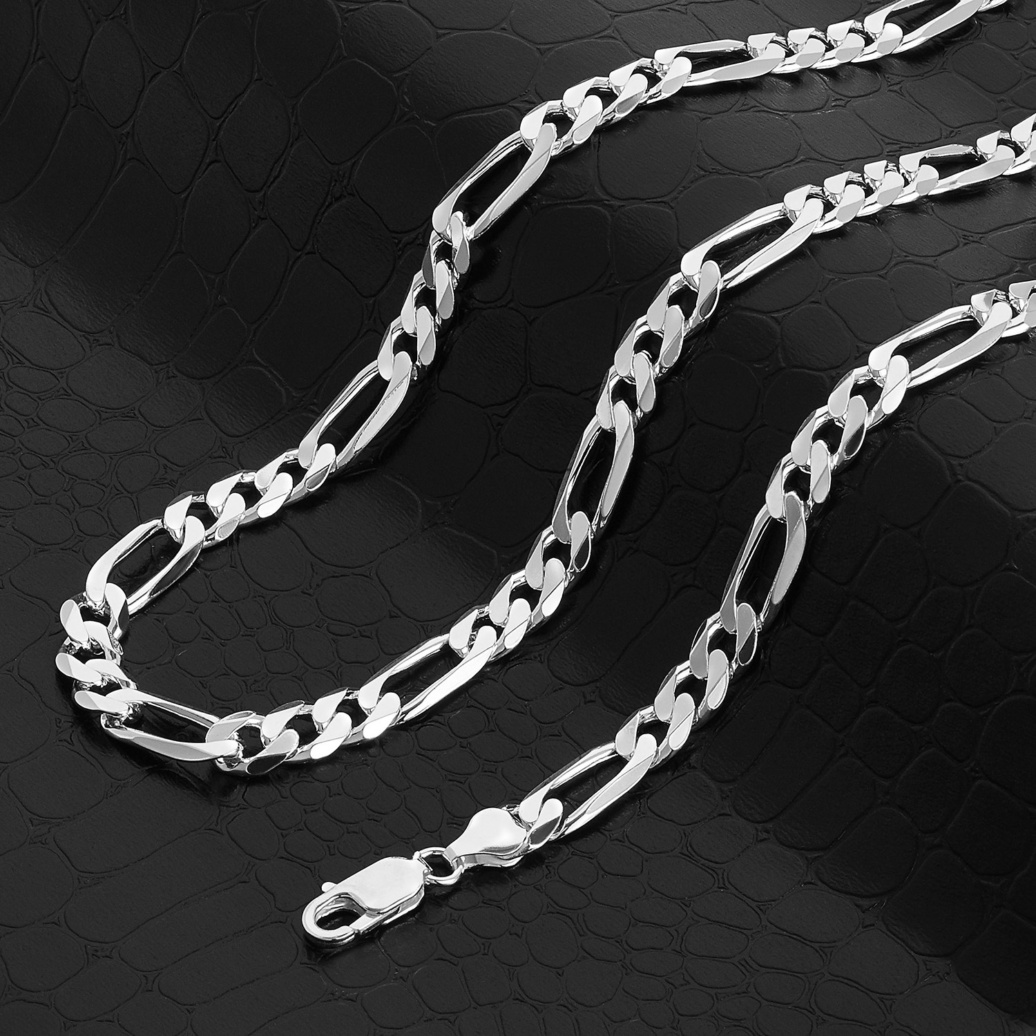 Figaro Chain Necklace // 8mm (20" // 42.33g) - West Coast Jewelry ...