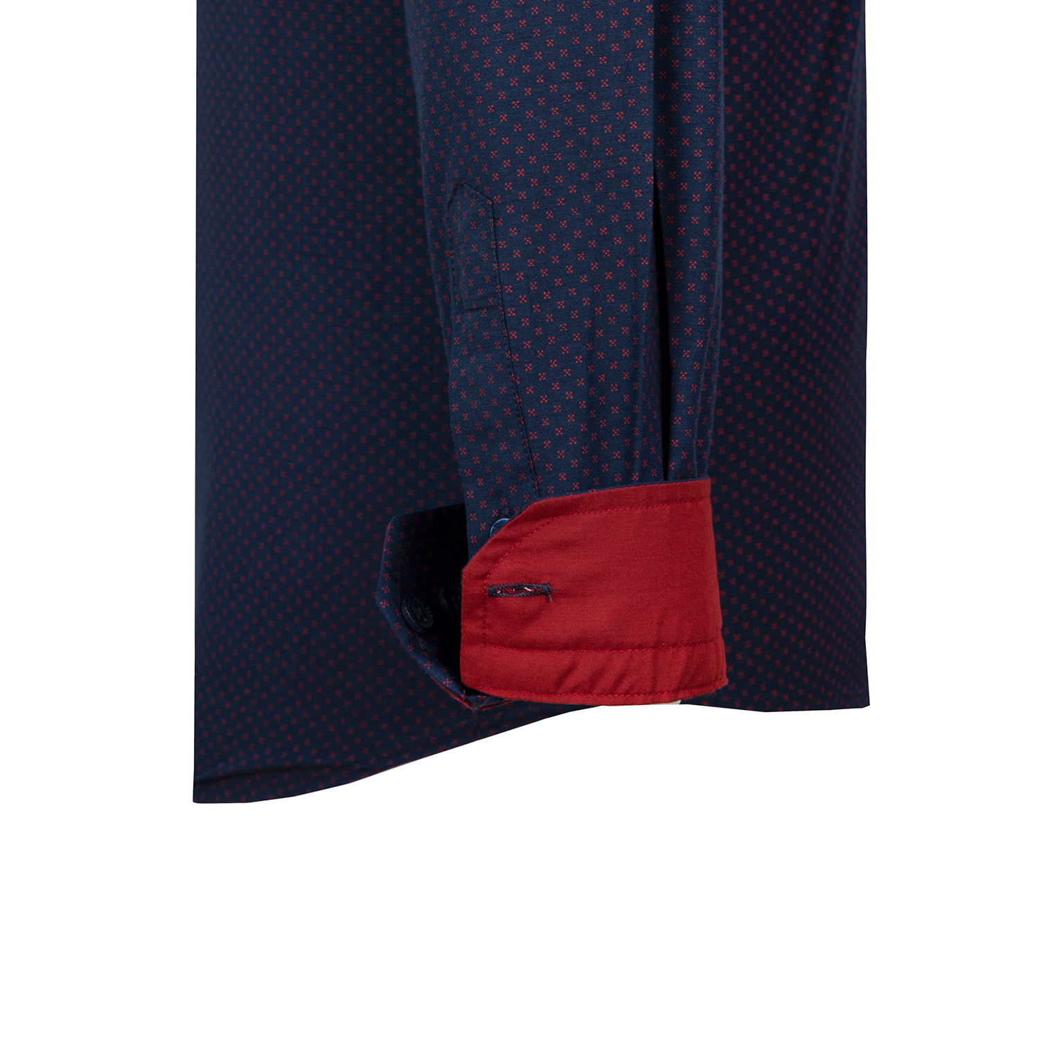 Adrian Button-Up Shirt // Navy + Bordeaux (3XL) - Paul Parker - Touch ...