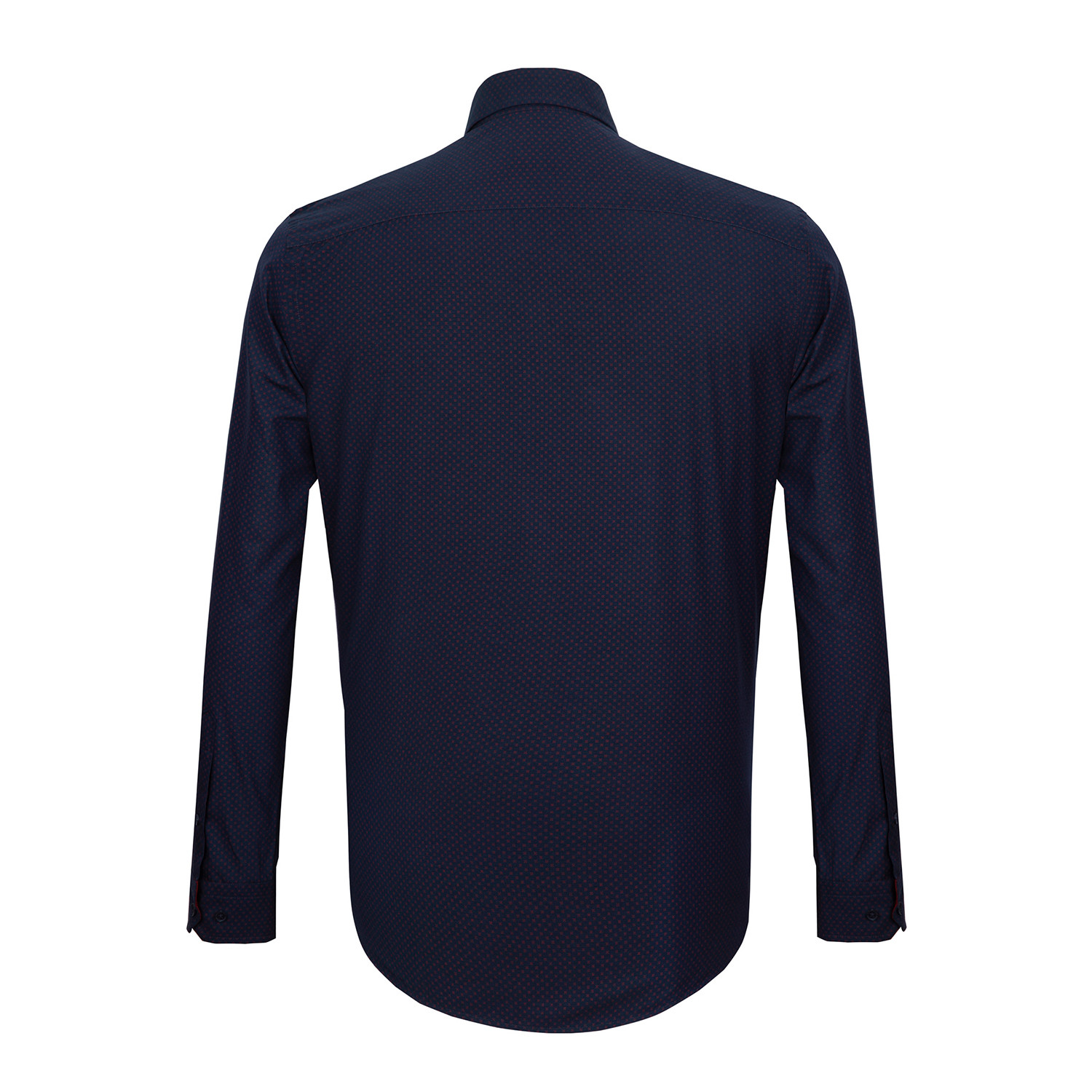 Adrian Button-Up Shirt // Navy + Bordeaux (3XL) - Paul Parker - Touch ...