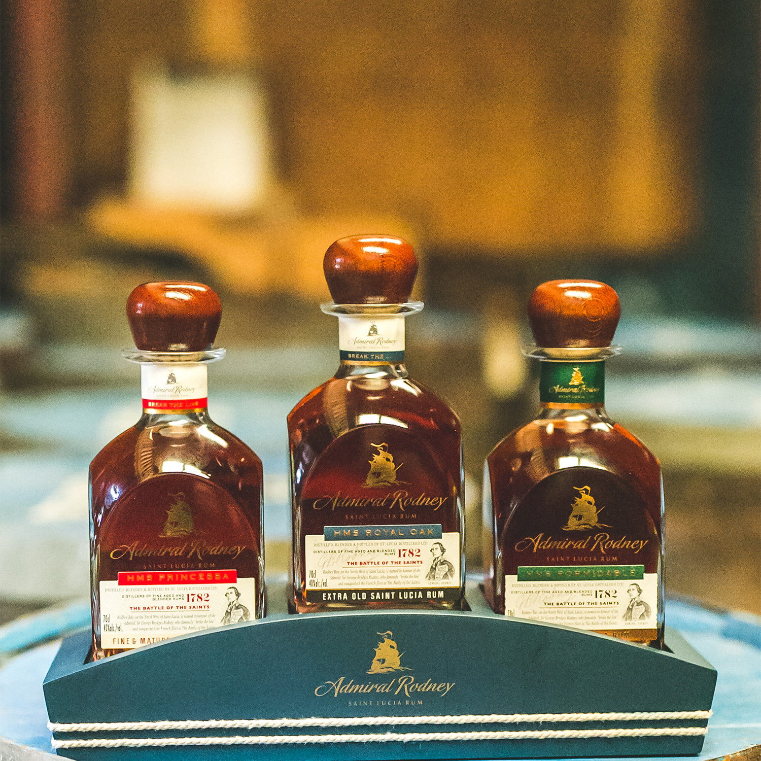 Saint Lucia Rums // Set of 3 - Admiral Rodney - Touch of Modern