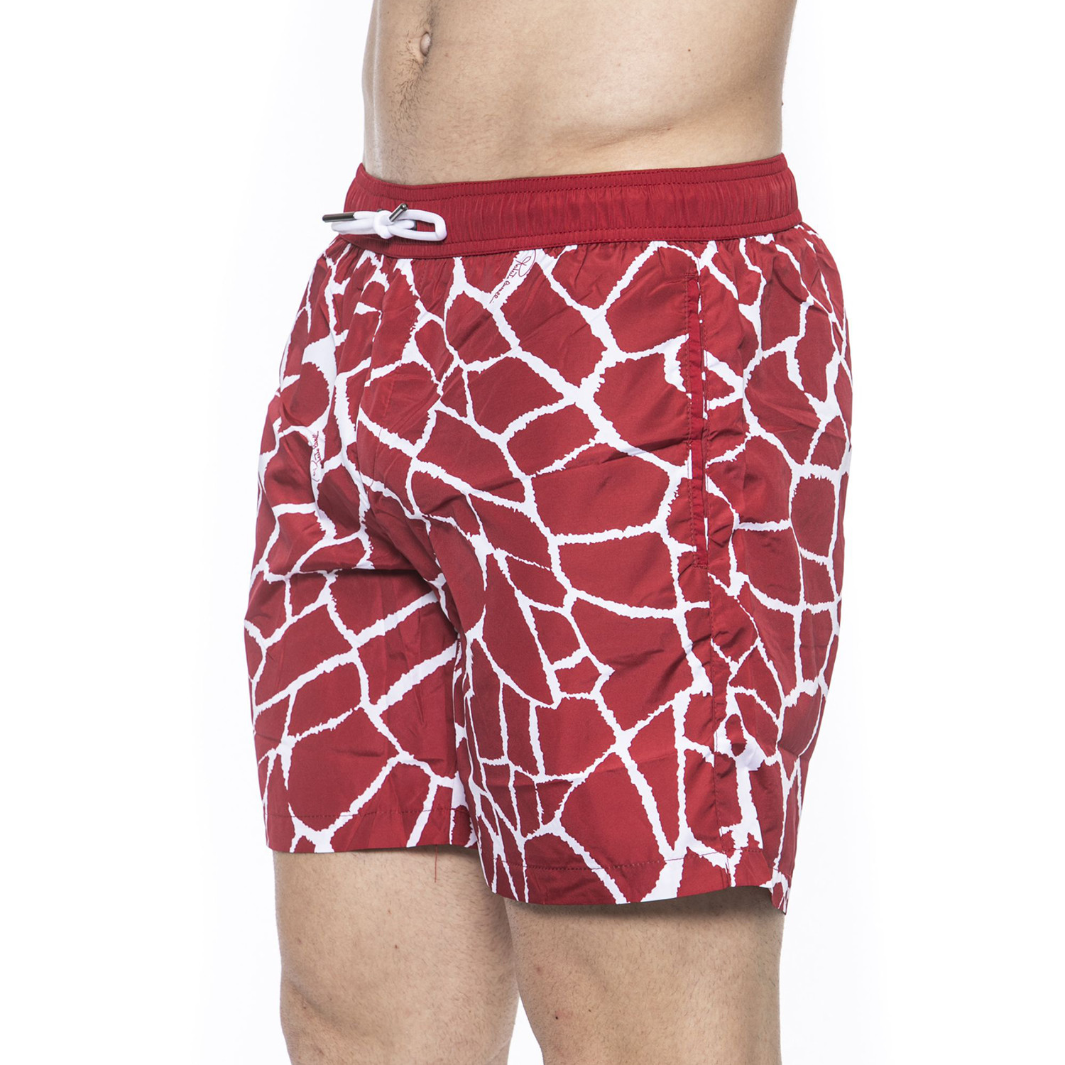 Printed Beach Boxer // Red (Small) - Roberto Cavalli - Touch of Modern
