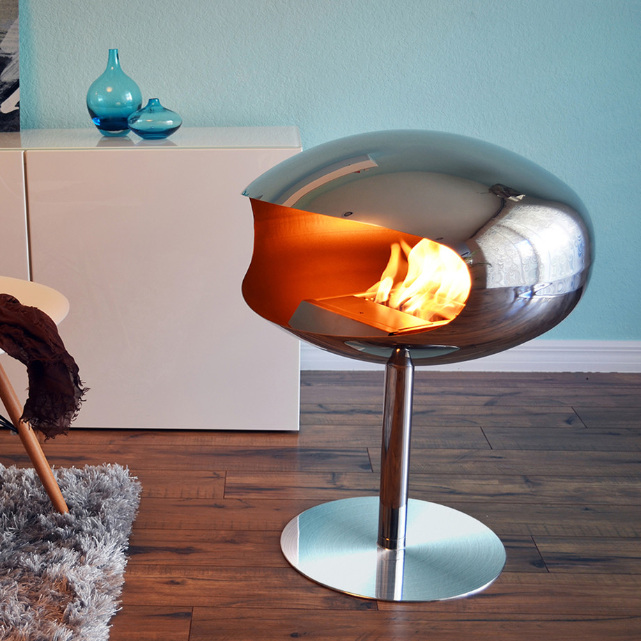 Cocoon Fireplaces - Sculptural Indoor Fireplaces - Touch of Modern