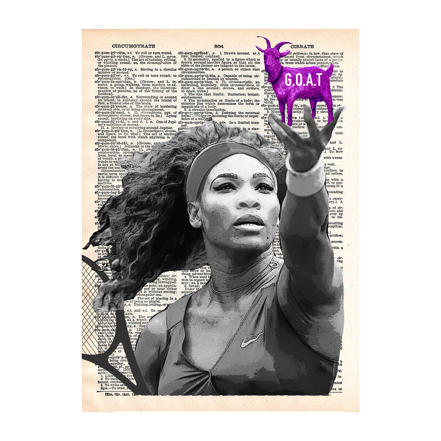 Serena Goat Artnwordz Touch Of Modern
