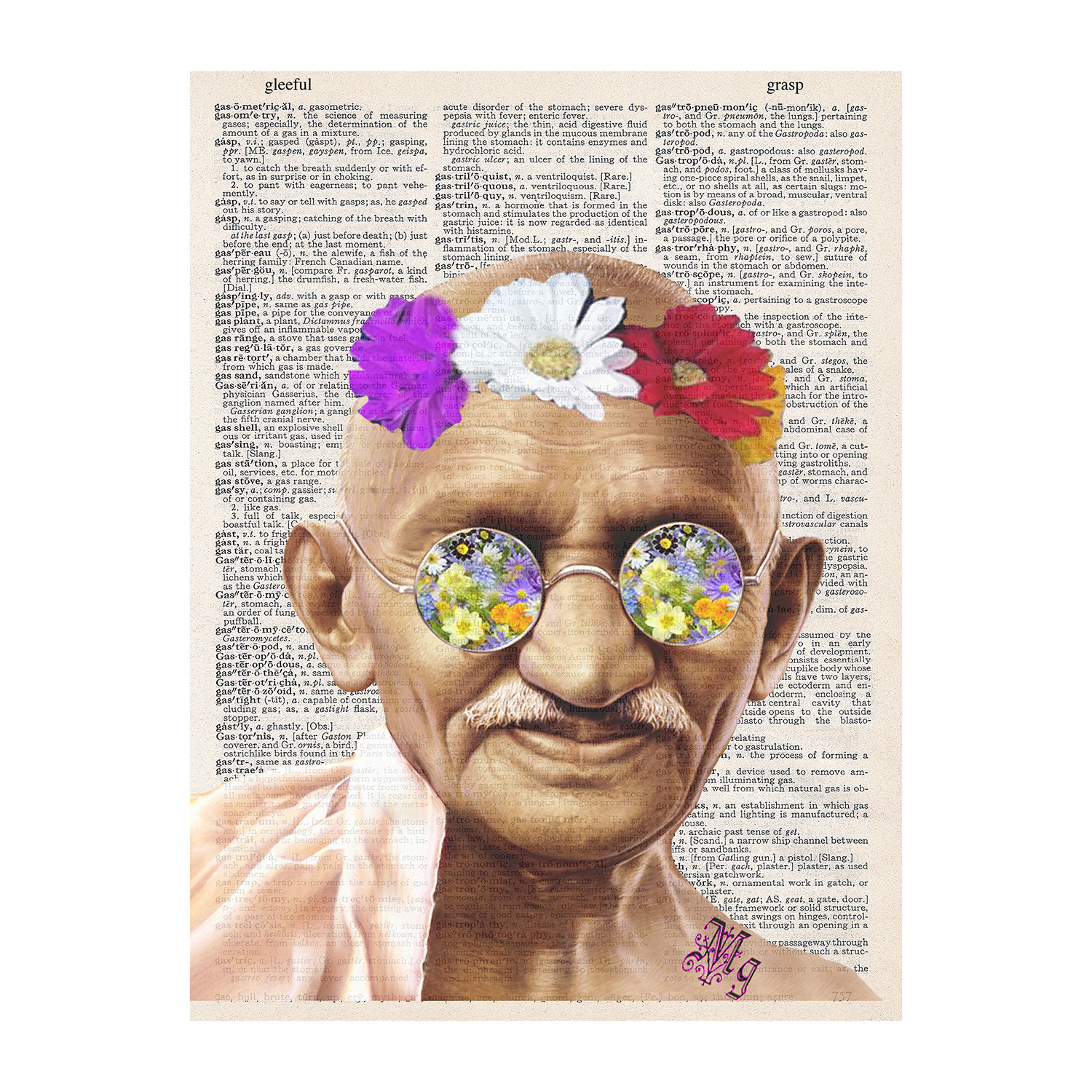 Flower Gandhi - Artnwordz - Touch of Modern