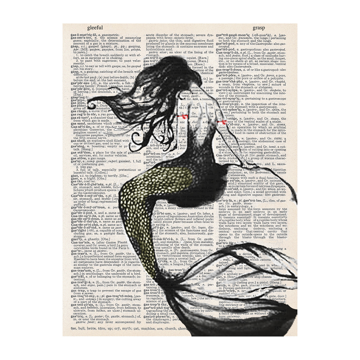 Mermaid Back Artnwordz Touch Of Modern