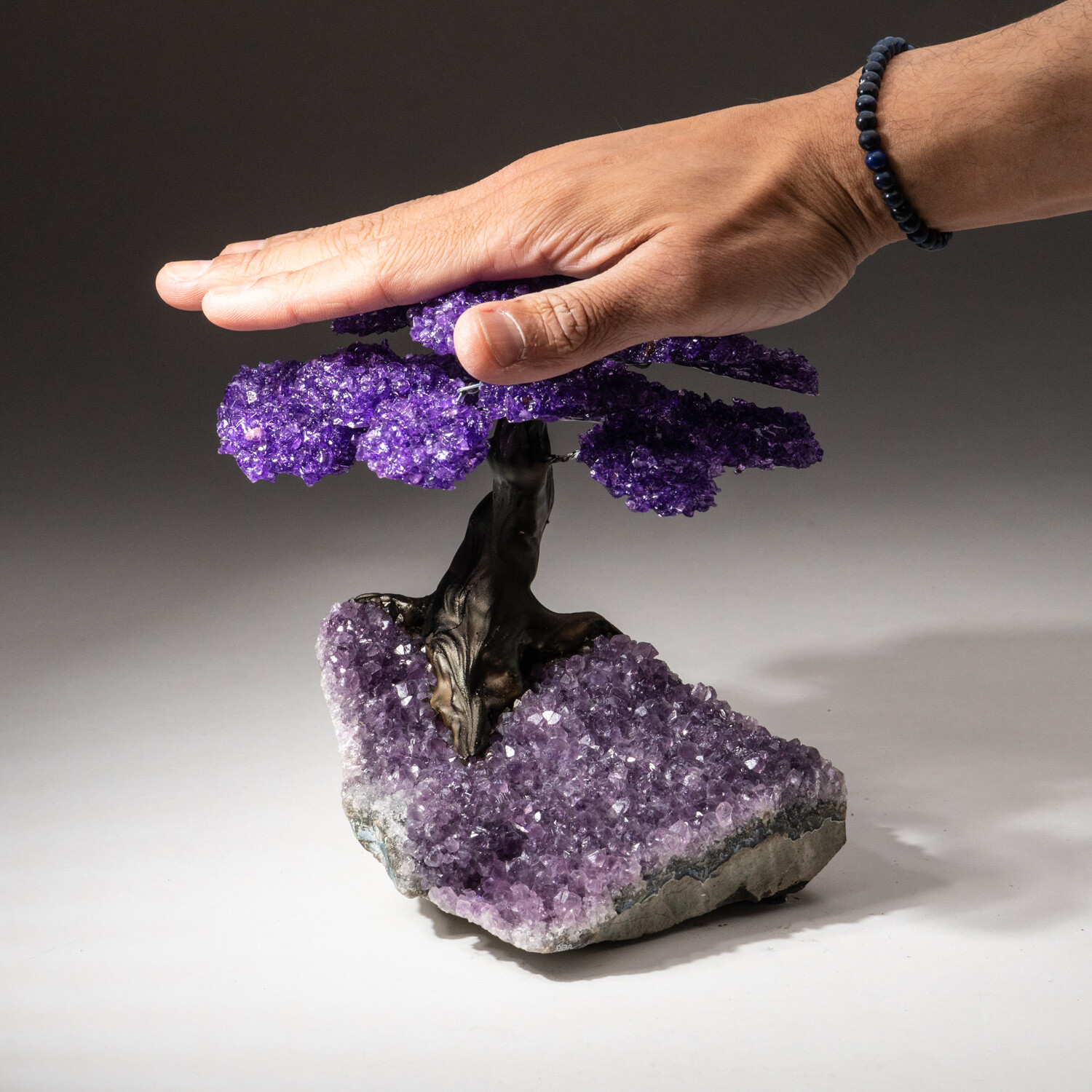 The Protection Tree // Genuine Custom Amethyst Clustered Gemstone Tree ...