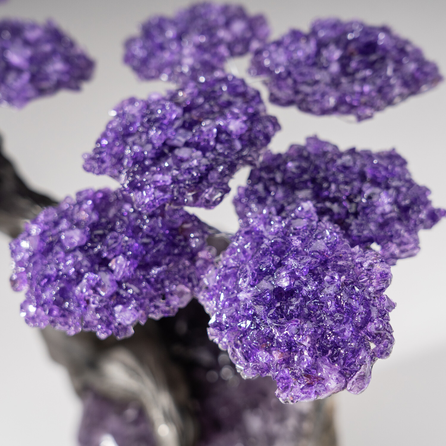 The Protection Tree // Genuine Custom Amethyst Clustered Gemstone Tree ...