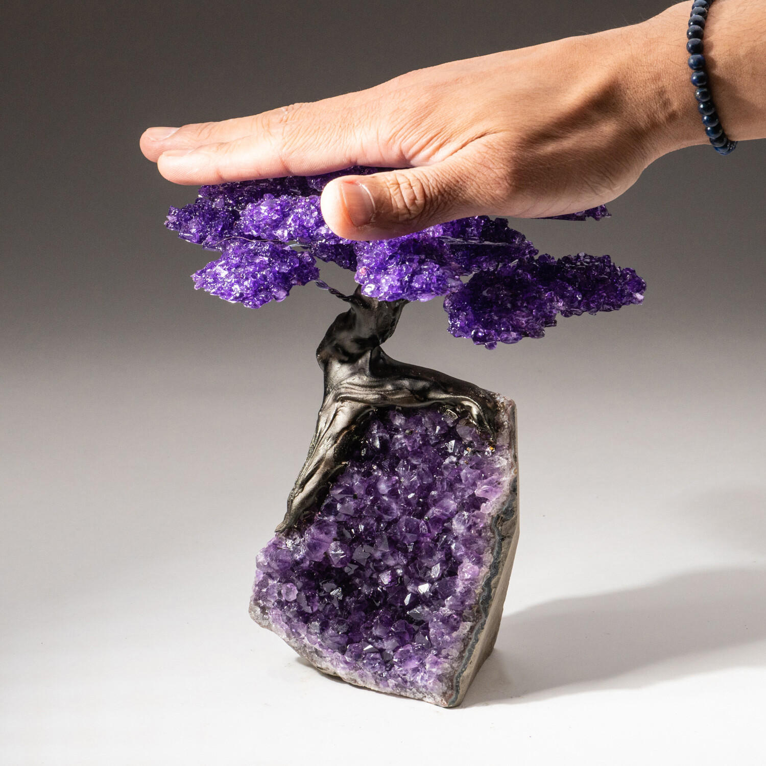 The Protection Tree // Genuine Custom Amethyst Clustered Gemstone Tree ...