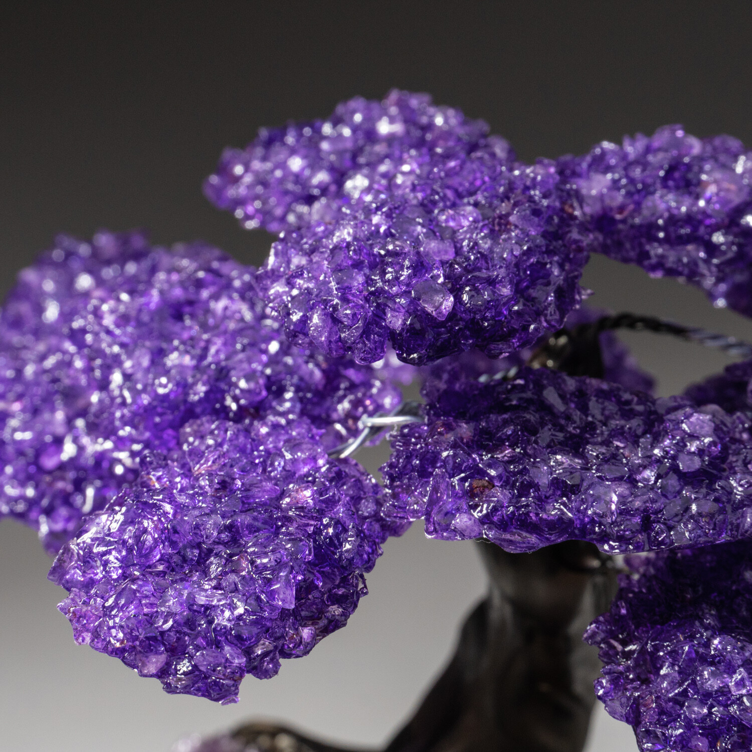 The Protection Tree // Genuine Custom Amethyst Clustered Gemstone Tree ...