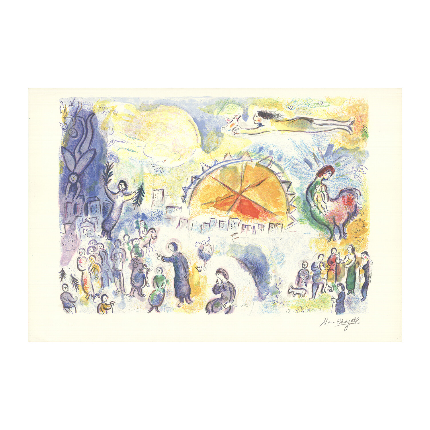 Marc Chagall Les Quatre Saisons Four Seasons 1987 Lithograph