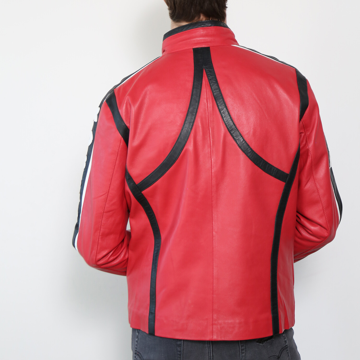 Kobra Kid Leather Jacket // Red + Black (2XL) - Luca Designs - Touch of ...