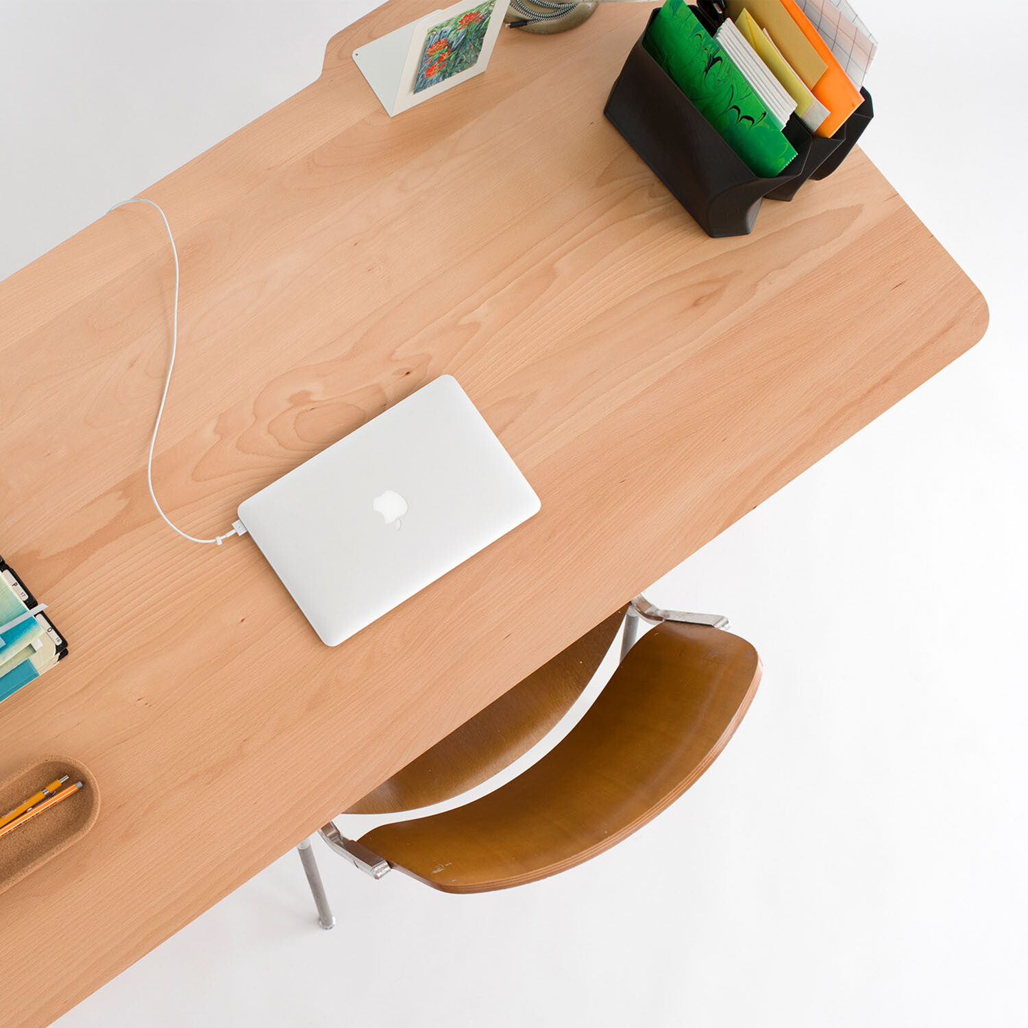 ZENITH HOME OFFICE DESK // MEDIUM (Beech) - Model No. - Touch of Modern