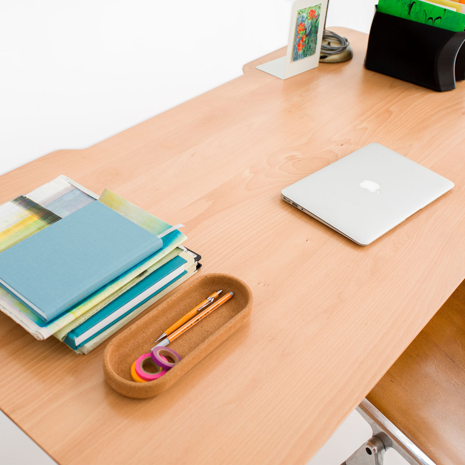 ZENITH HOME OFFICE DESK // MEDIUM (Beech) - Model No. - Touch of Modern