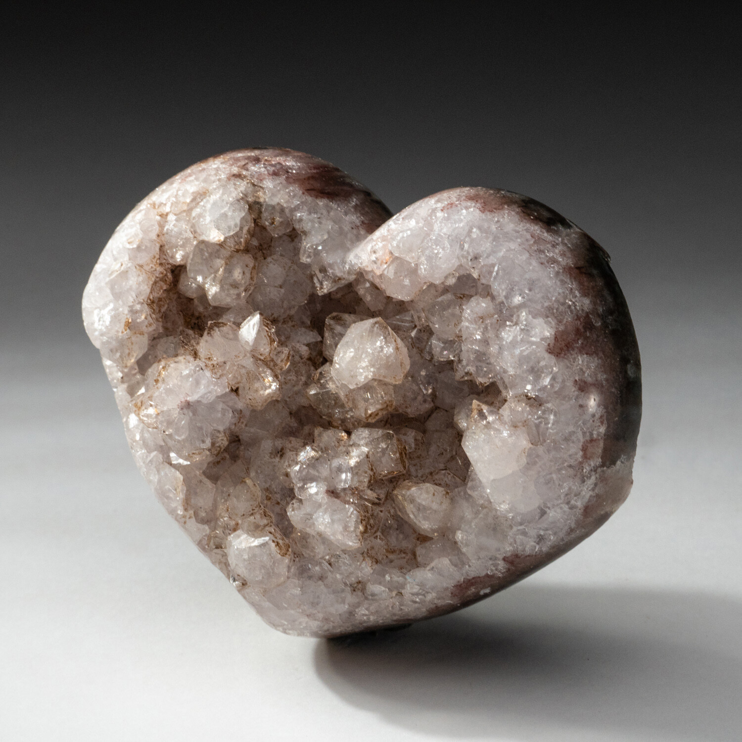 Genuine Quartz Clustered Heart + Acrylic Display Stand // V2 - Astro ...