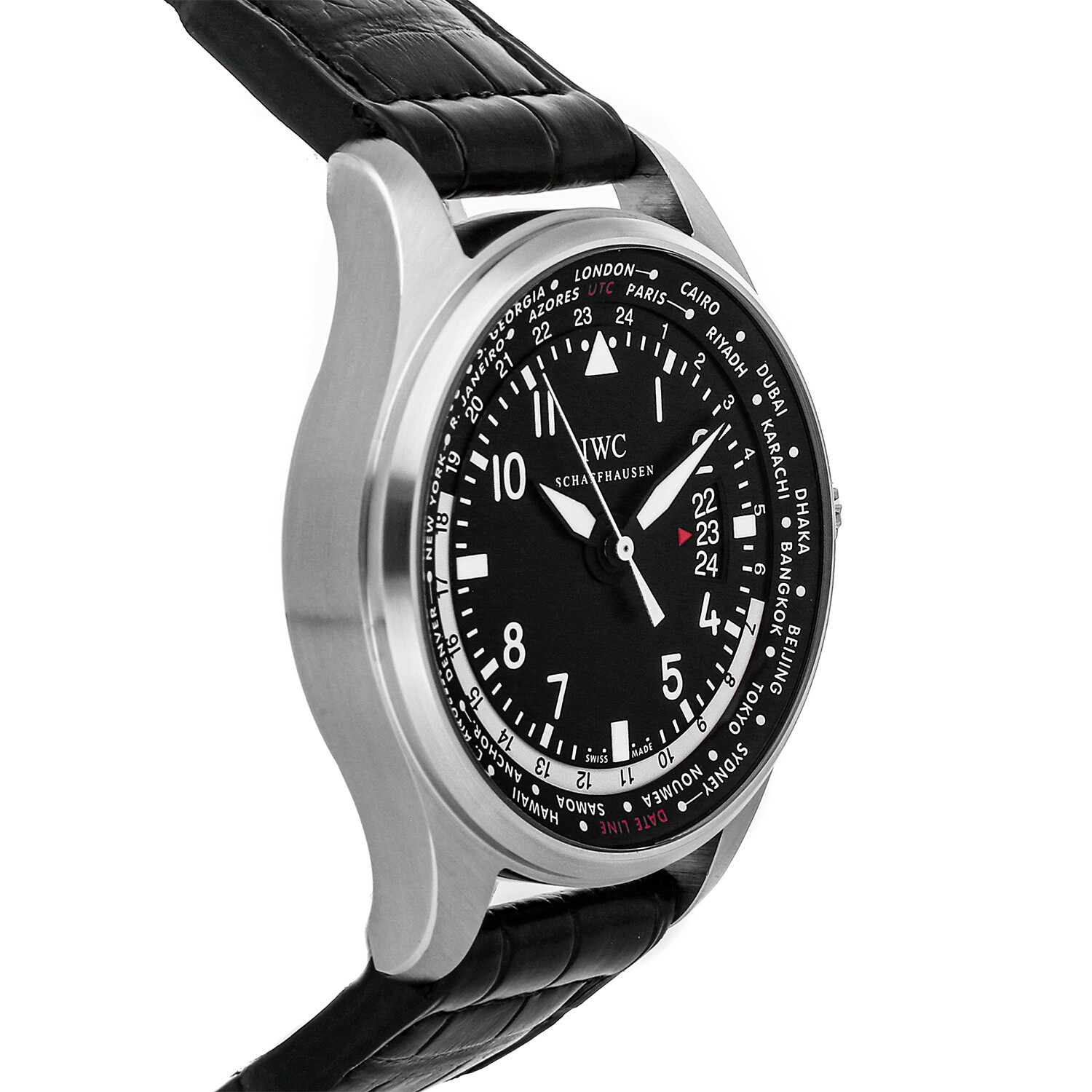 IWC Pilot's Watch Worldtimer Automatic // W3262-01 // Pre-Owned - High ...
