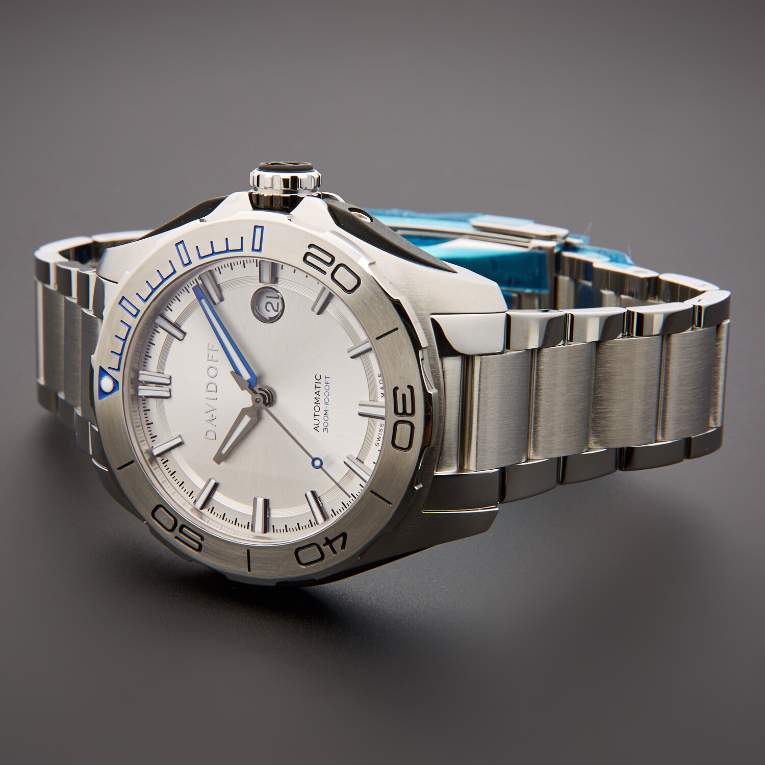 Davidoff Velocity Diver Automatic // 22444 // Unworn - The finest Swiss ...